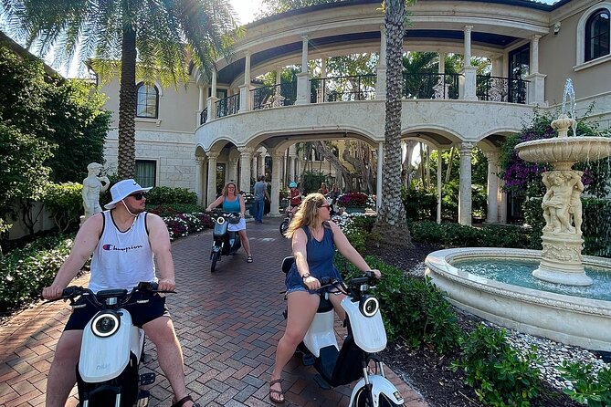 Electric Moped Tour of Naples Florida Family Fun and Easy To Ride - Key Points