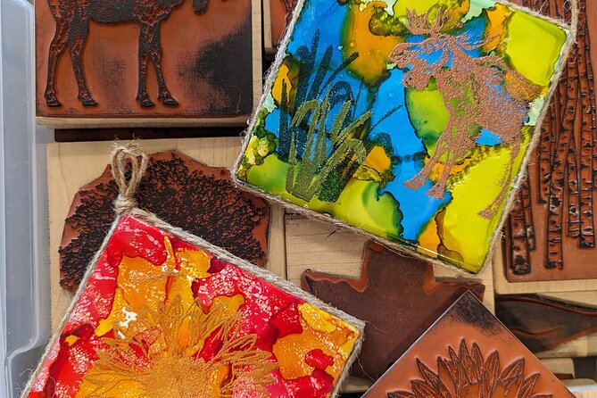 Embossed Alcohol Ink Tile in Estes Park - FAQ