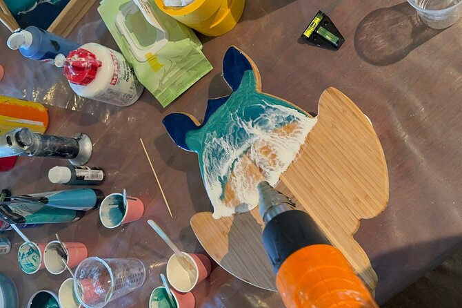 Epoxy Resin Cheese Board Art Class - A Creative Escape on Maui: The Epoxy Resin Cheese Board Art Class