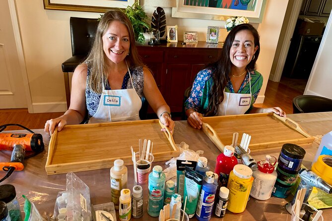 Epoxy Resin Cheese Board Art Class - Key Points
