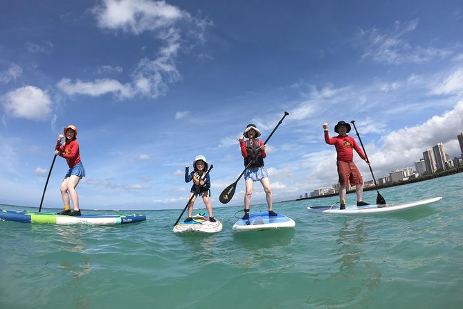 Family Stand Up Paddle Lesson with Waikiki Courtesy Shuttle - Key Points