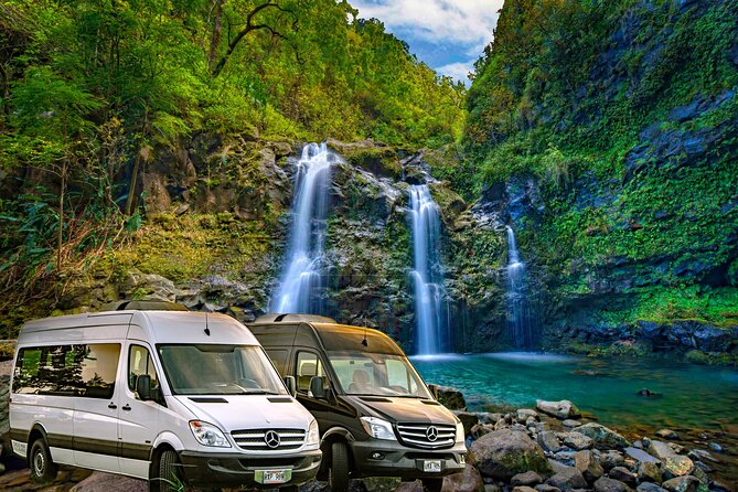 Famous Road to Hana Waterfalls, Black Sand Beach & Lunch - Key Points