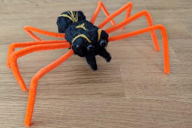 Felted Halloween Spider Art Class in Estes Park - Exploring the Felted Halloween Spider Art Class