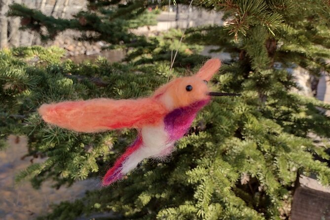 Felting Hummingbird Ornament Class in Estes Park - What to Expect from the Felting Hummingbird Ornament Class