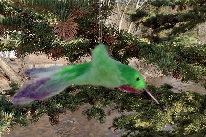 Felting Hummingbird Ornament Class in Estes Park - The Crafting Experience: Step by Step