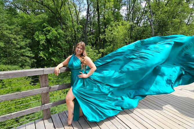 Flying Dress Photo Shoot in Madison WI - A Review of the Flying Dress Photo Shoot in Madison, WI