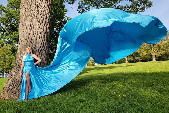 Flying Dress Photo Shoot in Madison WI - In The Sum Up