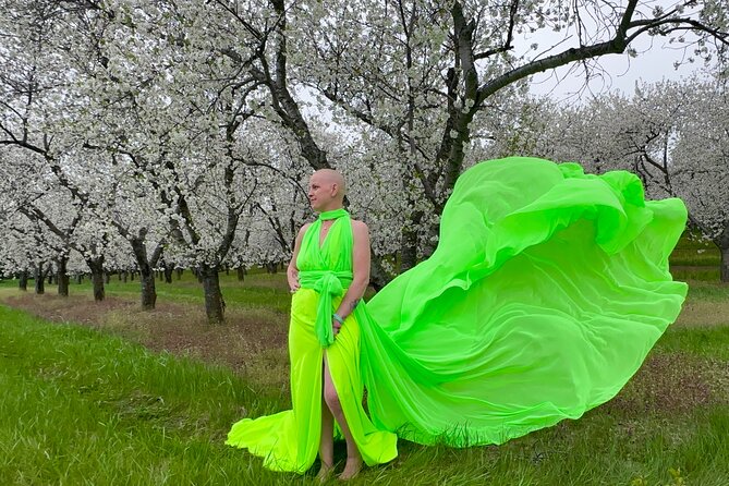 Flying Dress Photo Shoot in Traverse City - The Sum Up