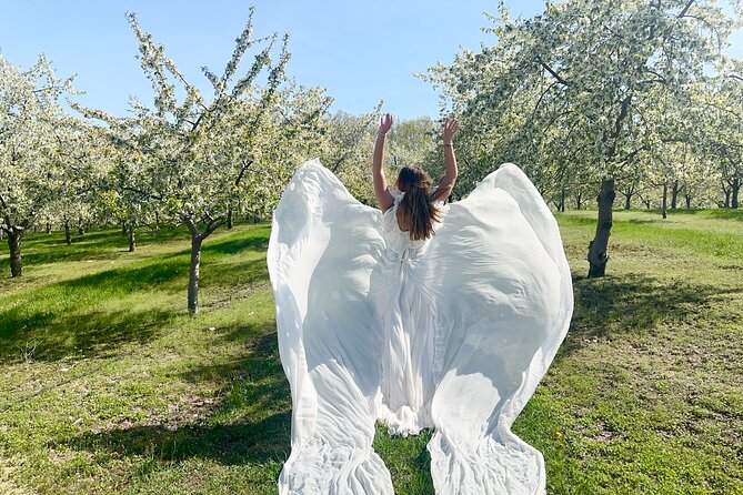Flying Dress Photo Shoot in Traverse City - FAQ