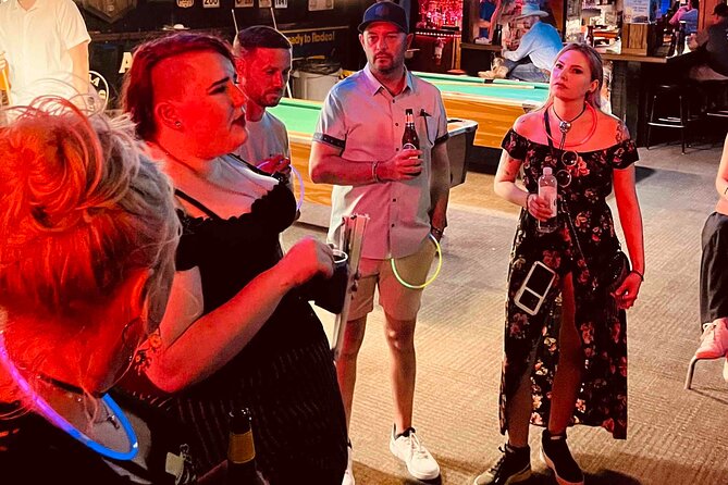 Fort Worth Stockyards Booze and Boos Ghost Walking Tour - Inside The Basement Bar: Spooky Atmosphere