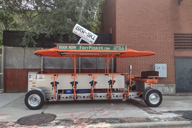Foxy Pedaler Green Bay Party Bike Private Tour - Key Points
