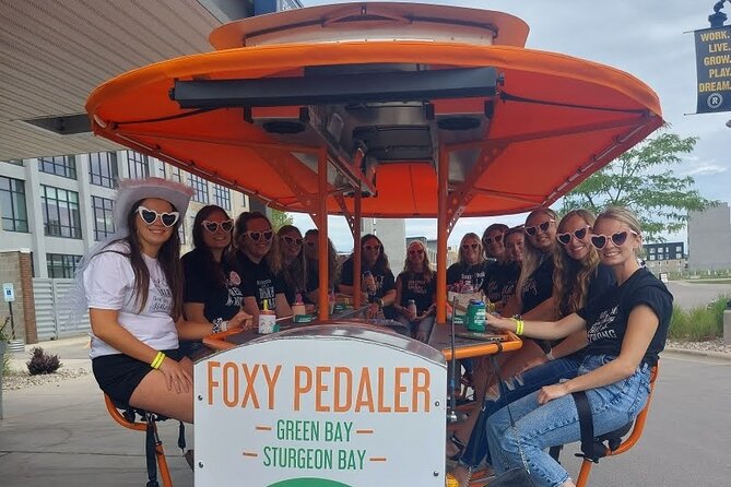 Foxy Pedaler Green Bay Party Bike Private Tour - Why This Tour Works for You