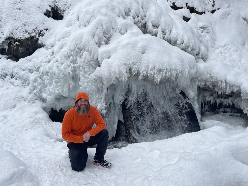 From Anchorage: Chugach State Park Winter Walking Tour - The Highlight: Barbara Falls in Its Frozen Glory