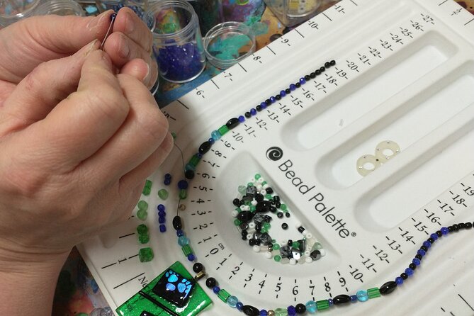 Fused Glass Necklace Class in Estes Park - The Environment and Group Size