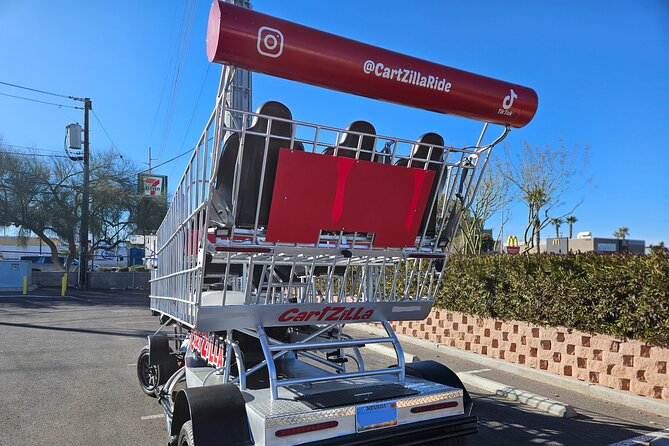 Giant Shopping Cart Limo Ride in Las Vegas - What Could Be a Drawback?