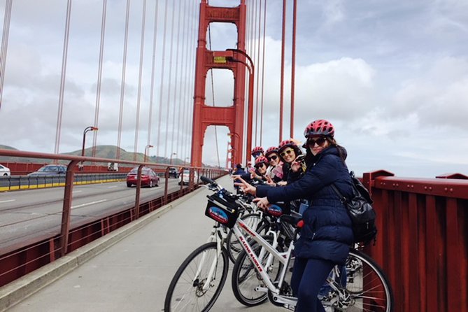 Golden Gate Bridge Guided Bicycle or E-Bike Tour from San Francisco to Sausalito - FAQ