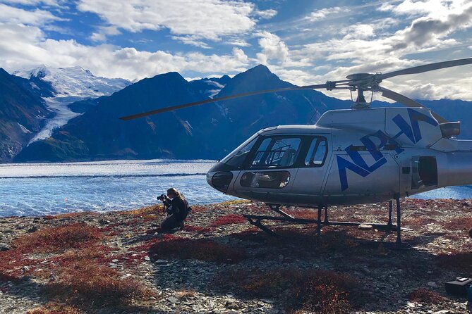 Grand Knik Helicopter Tour - 2 hours 3 landings - ANCHORAGE AREA - Landing on the Glacier