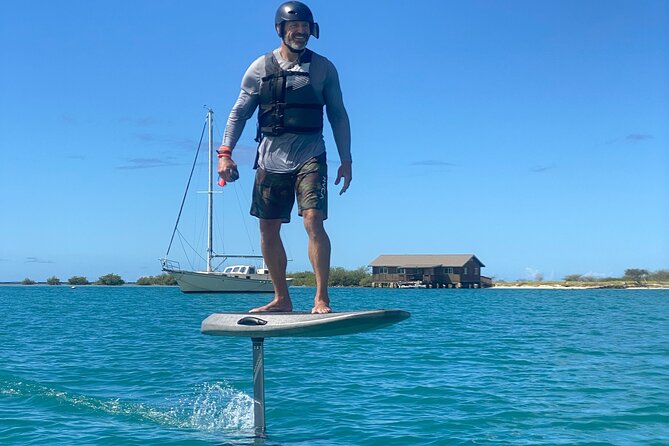 Group of 2 + mid length eFoil experience Honolulu HAWAII - Key Points