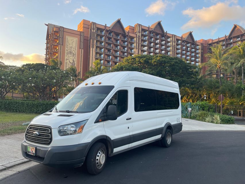 Group Transportation betwen Airport & Waikiki(up to 40 PPL) - What’s Included and What’s Not