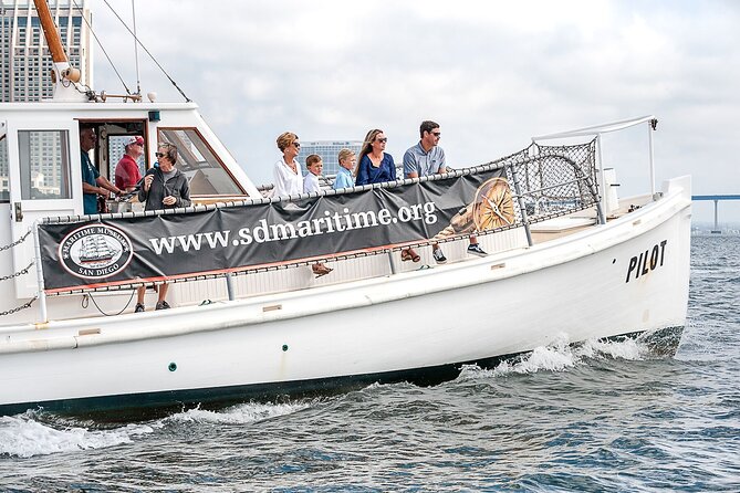 Historic Bay Cruise Aboard 1914 Pilot boat with General Admission - What to Expect on the San Diego Bay Cruise