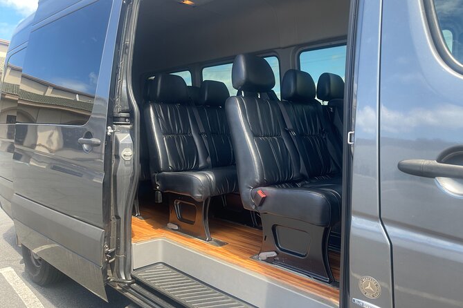 HNL Airport & Waikiki Private Transfer by Brand New Mercedes Van - The Sum Up