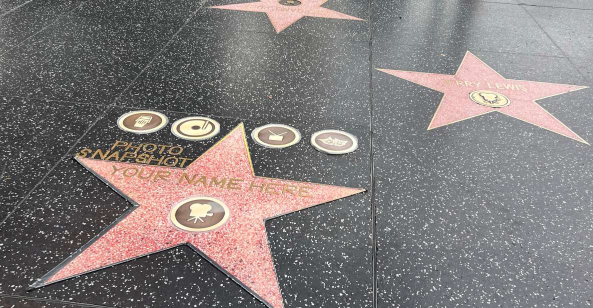 Hollywood: Make Your Own Star Walk of Fame Photo Experience - The Itinerary – What You Can Expect