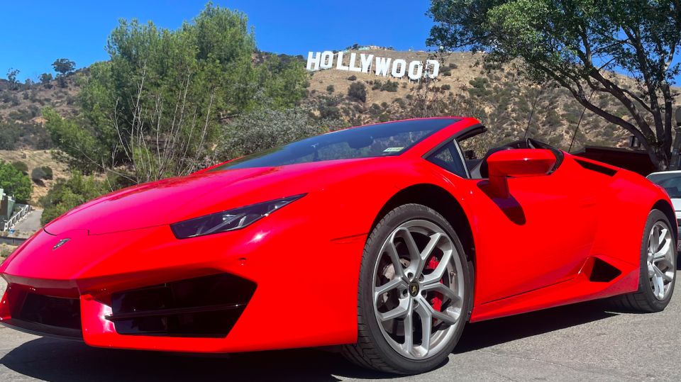 Hollywood Sign 50 Min Lamborghini tour (drive or be driven) - The Experience in Detail