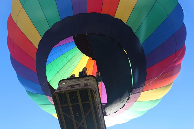 Hot Air Balloon Flight Over Black Hills - Landing and Champagne Toast