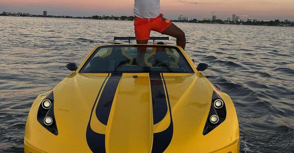 Jetcar Miami: 1 JetCar Rental | 1h | 250$ due at Check-in - What is the JetCar Miami Experience?