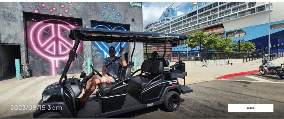 Karaoke Golf Cart City Tour  Tampa! - Exploring Tampa in a Whole New Way