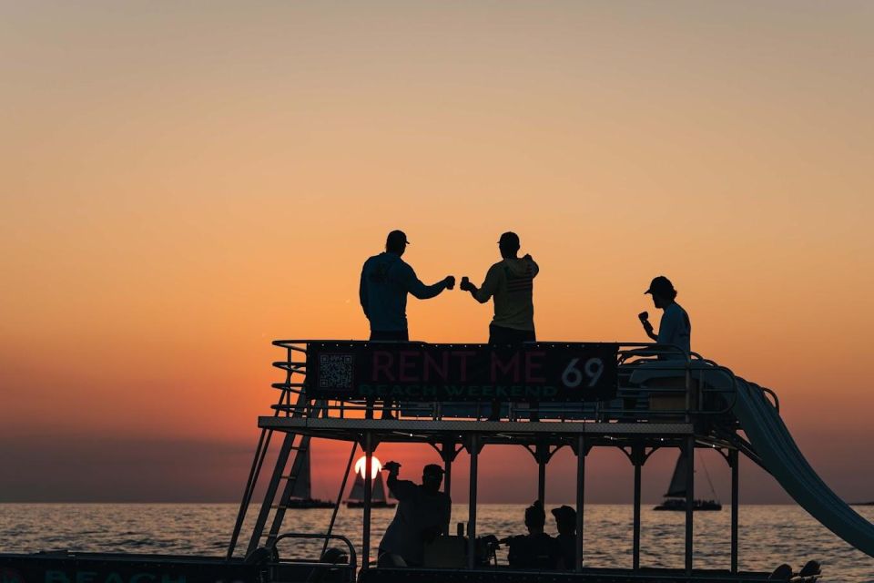 Key West: Double Decker Pontoon Boat Rental - The Sum Up
