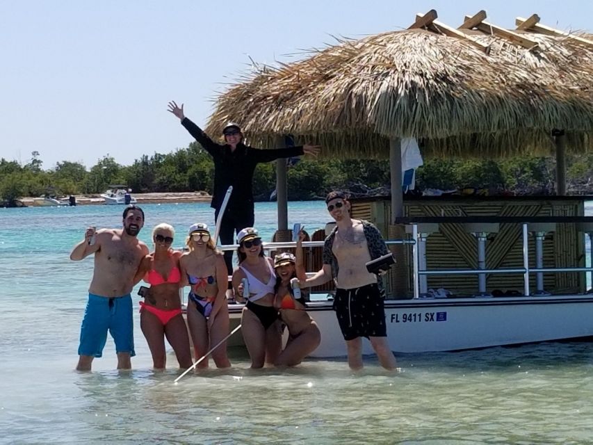 Key West: Private Tiki Bar Party Boat & Mini Sandbar - The Experience in Detail