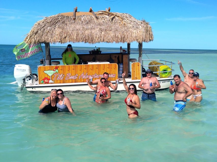 Key West: Private Tiki Bar Party Boat & Mini Sandbar - The Sum Up