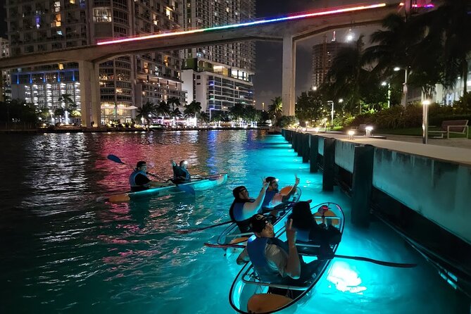L.E.D. Light Kayak Miami City Lights - The Itinerary in Detail