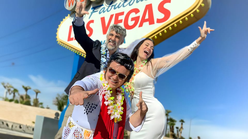 Las Vegas: Elvis Wedding with Las Vegas Sign Photos Included - What’s Included and What’s Not