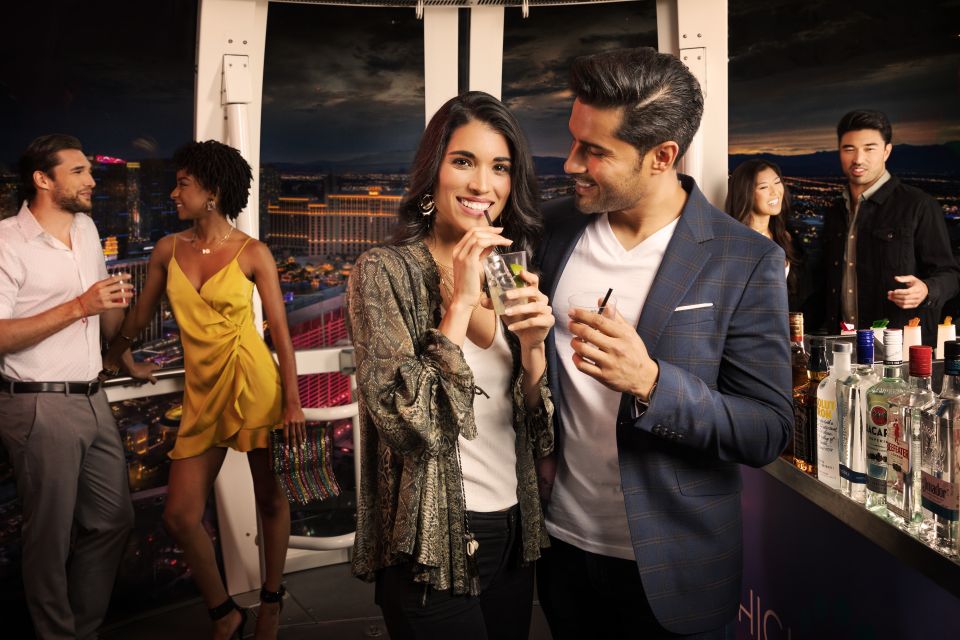 Las Vegas: High Roller Entry Ticket with In-Cabin Open Bar - The In-Cabin Open Bar: How It Works
