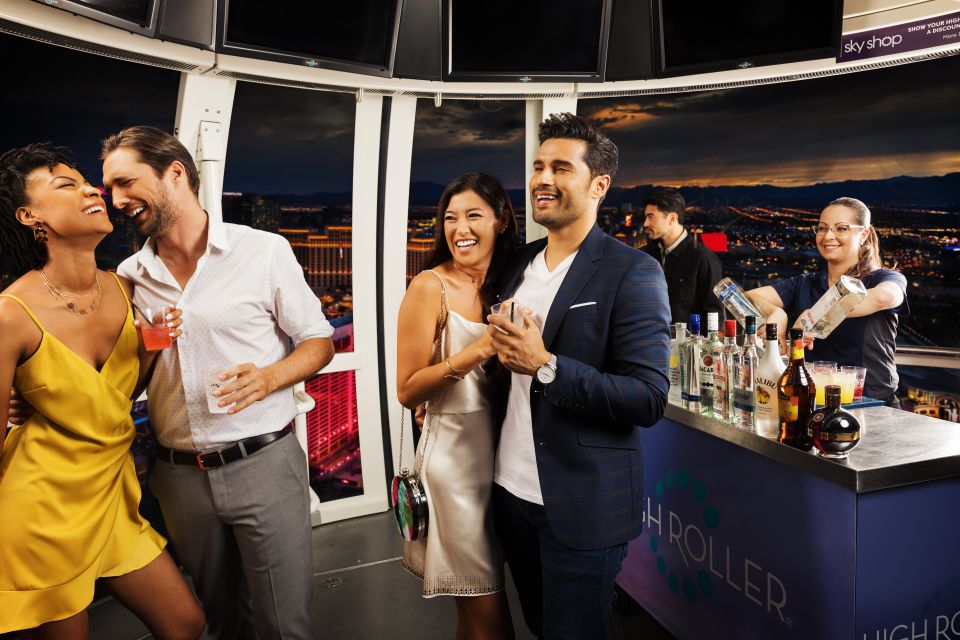 Las Vegas: High Roller Entry Ticket with In-Cabin Open Bar - Line Skipping & Convenience