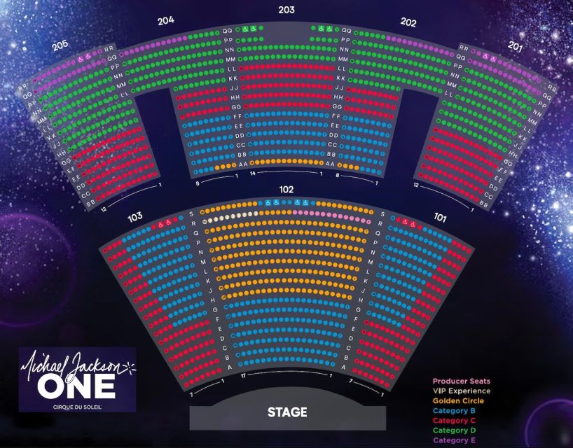 Las Vegas: Michael Jackson ONE by Cirque du Soleil Ticket - Key Points