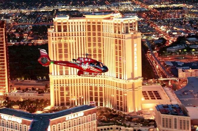 Las Vegas Night Flight by Helicopter with Lunch at Buddy V's at Venetian Resort - Why This Tour Stands Out