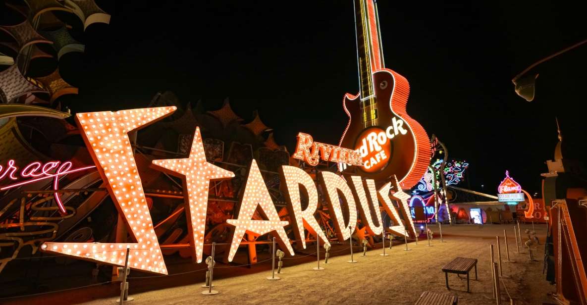 Las Vegas: Night Helicopter Flight and Neon Museum Tour - The Brilliant! Virtual Reality Show