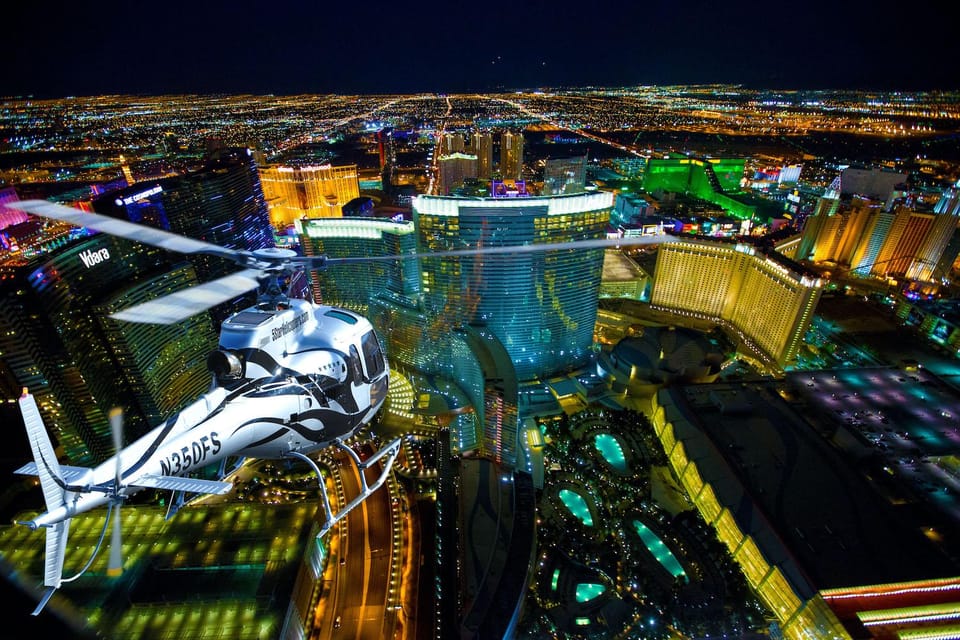 Las Vegas: Nighttime Helicopter Flight over the Strip - The Experience from the Reviews