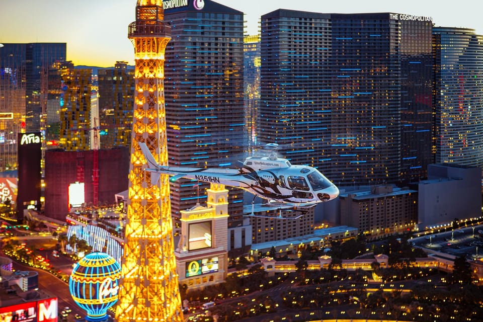 Las Vegas: Nighttime Helicopter Flight over the Strip - FAQ