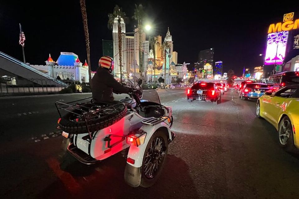 Las Vegas: Sidecar Tour of the Las Vegas Strip by Night - A Review of the Las Vegas: Sidecar Tour of the Strip by Night