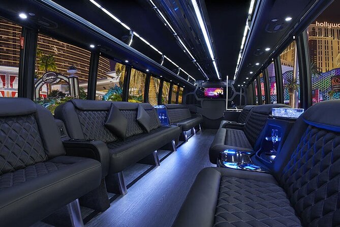 Las Vegas Strip at night like a Star with champagne by luxury limo - 3 or 5 hrs - FAQs