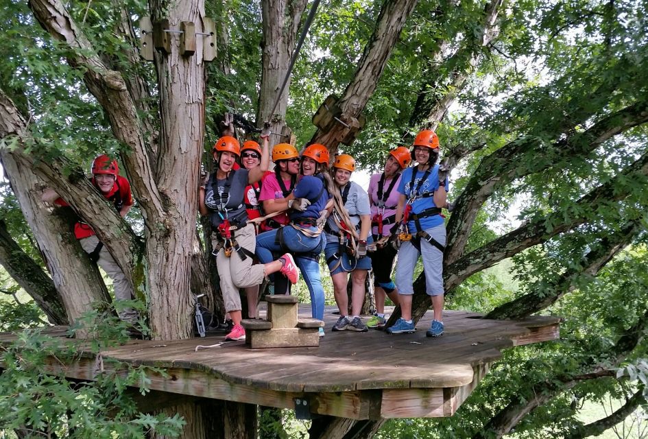 Lexington: Fully Guided Zipline Canopy Tour - The Practicalities