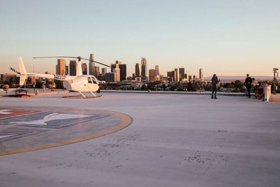 Los Angeles: Downtown Rooftop Landing Helicopter Tour - Key Points
