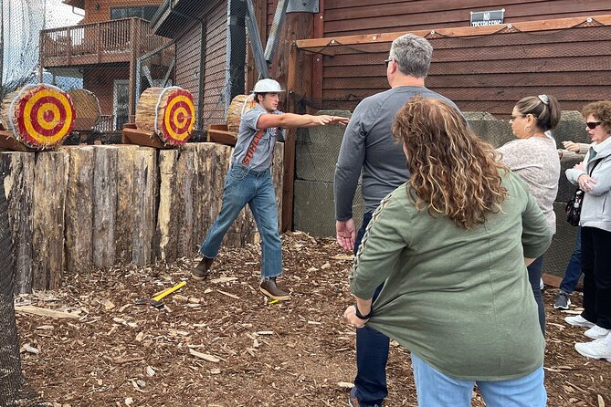Lumberjack Show and Axe Throw Challenge - A Closer Look at the Tour Experience