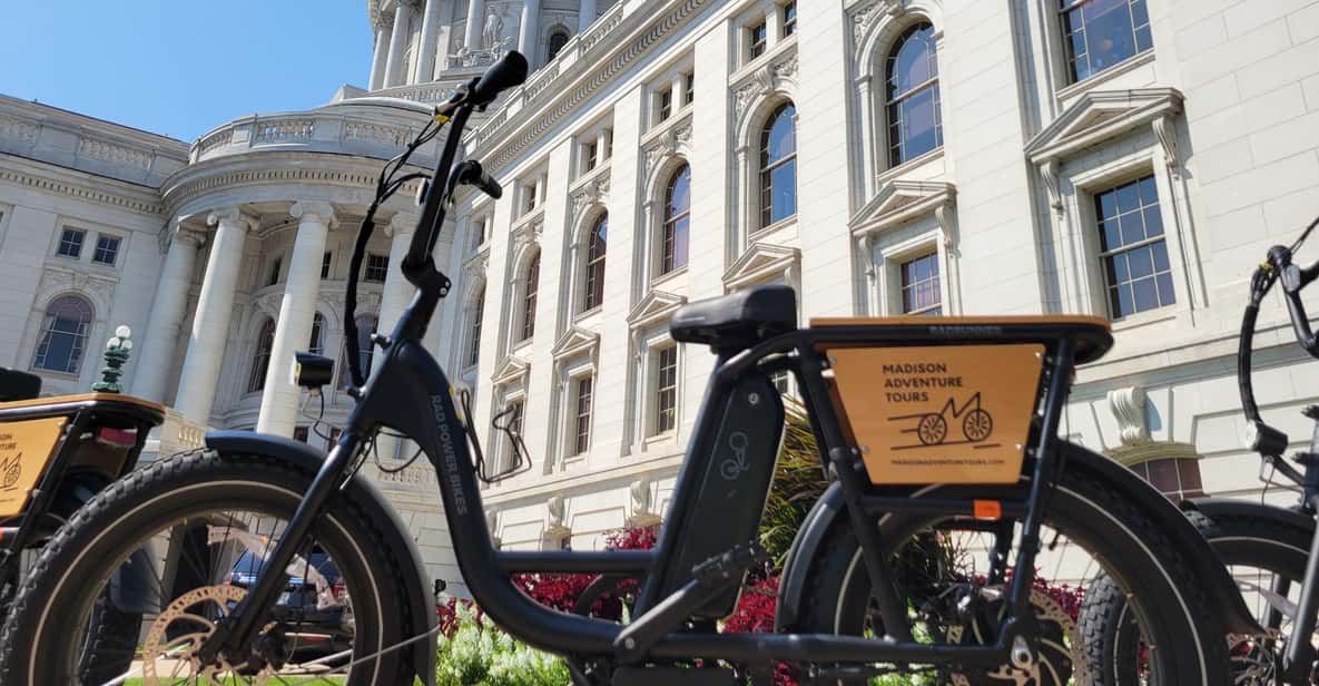 Madison Wisconsin: Guided Downtown eBike Tour - Madison’s Iconic State Capitol