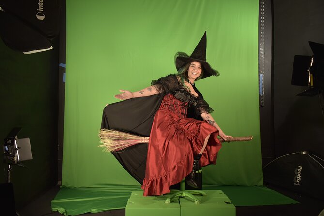 Magick Broom Costume Photography - Green Screen Technology - What to Expect from the Experience