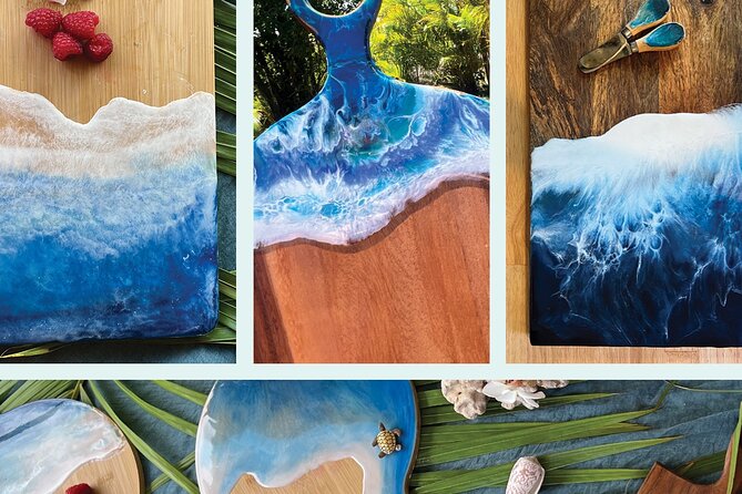 Make your own Maui Souvenir/Ocean resin class - What to expect during the session?